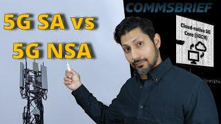 5G SA vs 5G NSA: Difference between standalone & non standalone 5G | My Mooc