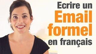 Comment écrire un email formel en français? - How to write a formal ...