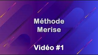 Introduction à la méthode Merise | My Mooc